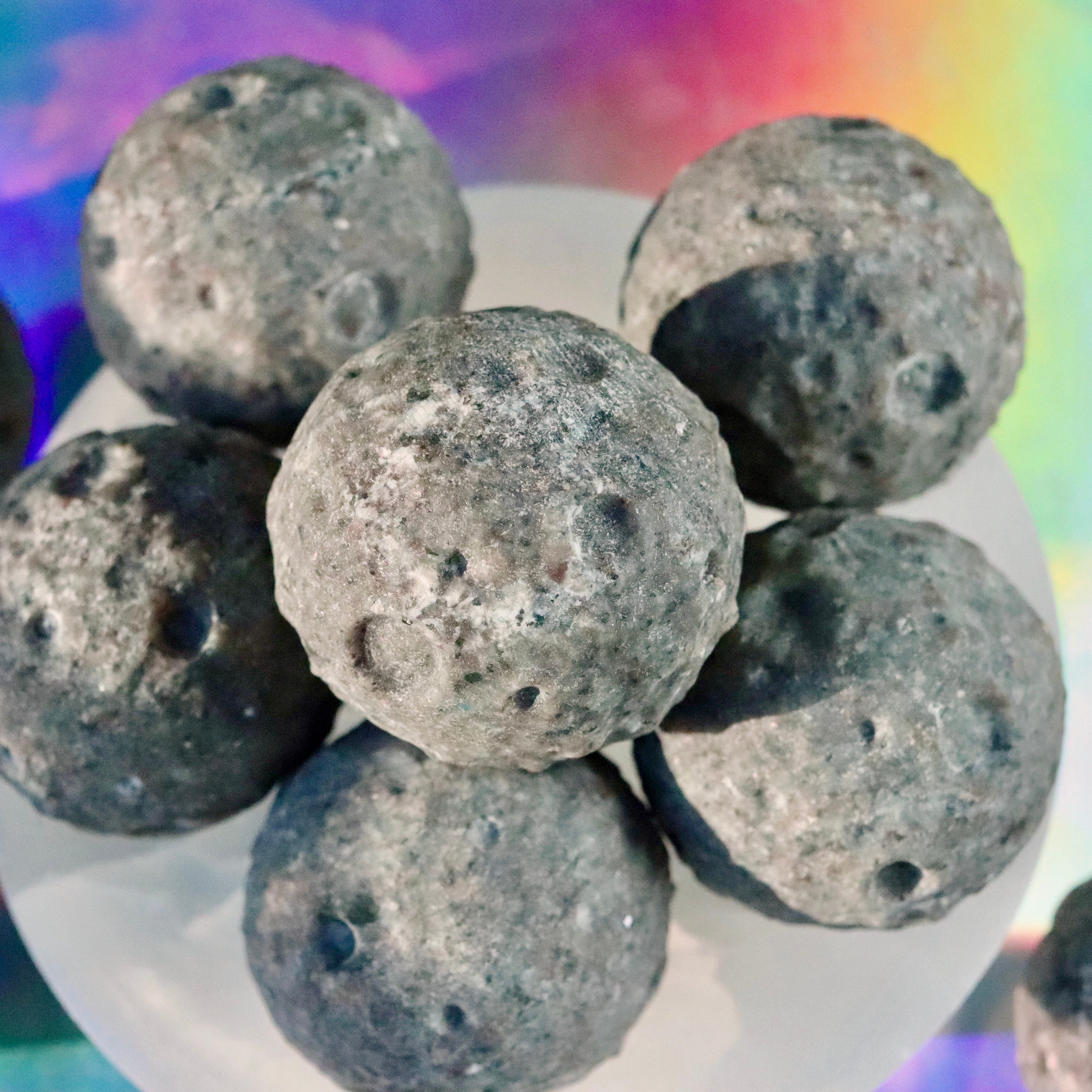 UV Reactive Yooperlite Crystal Moon Carving – Lucky Luna